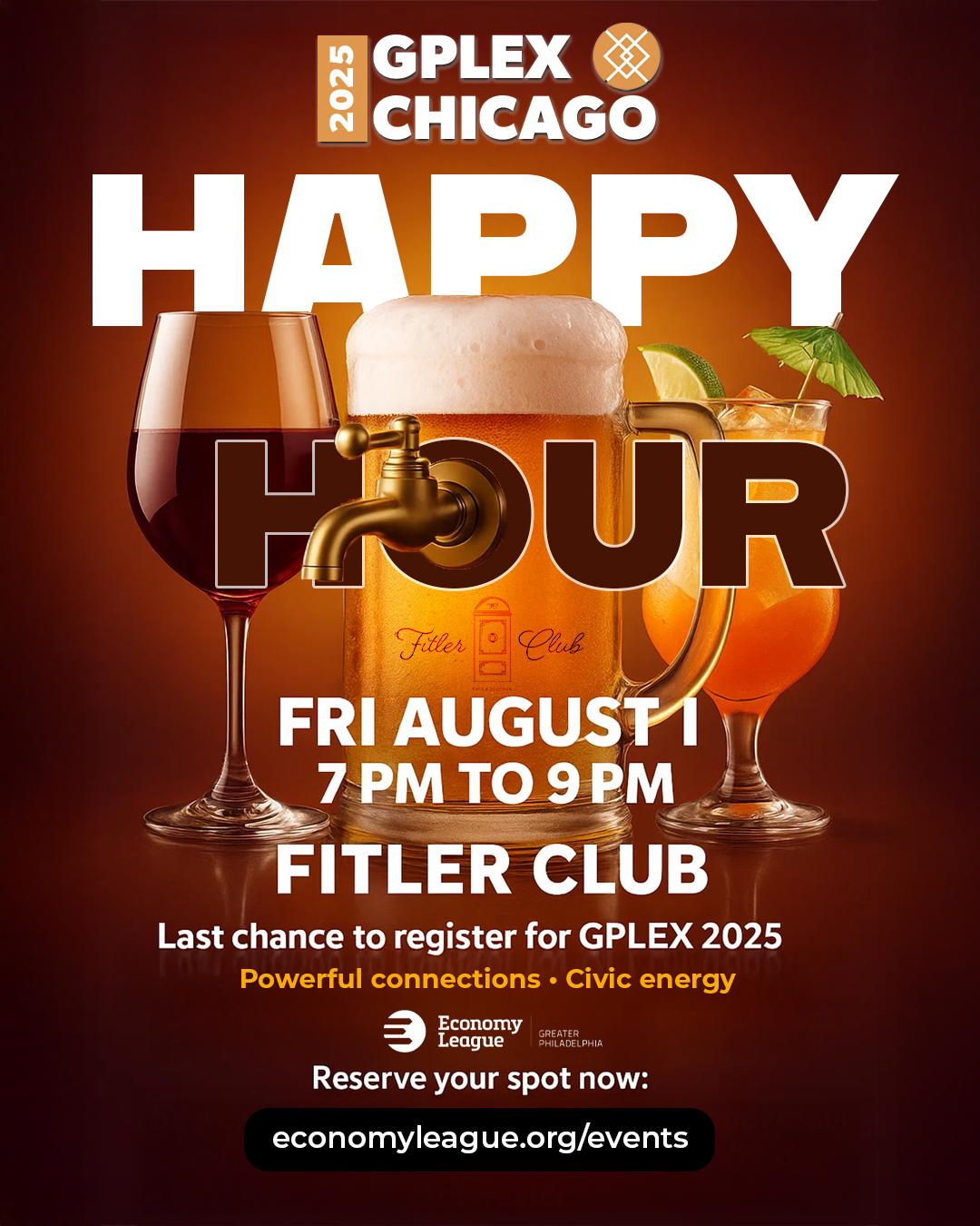 GPLEX Happy Hour at Fitler Club | Economy League of Greater Philadelphia